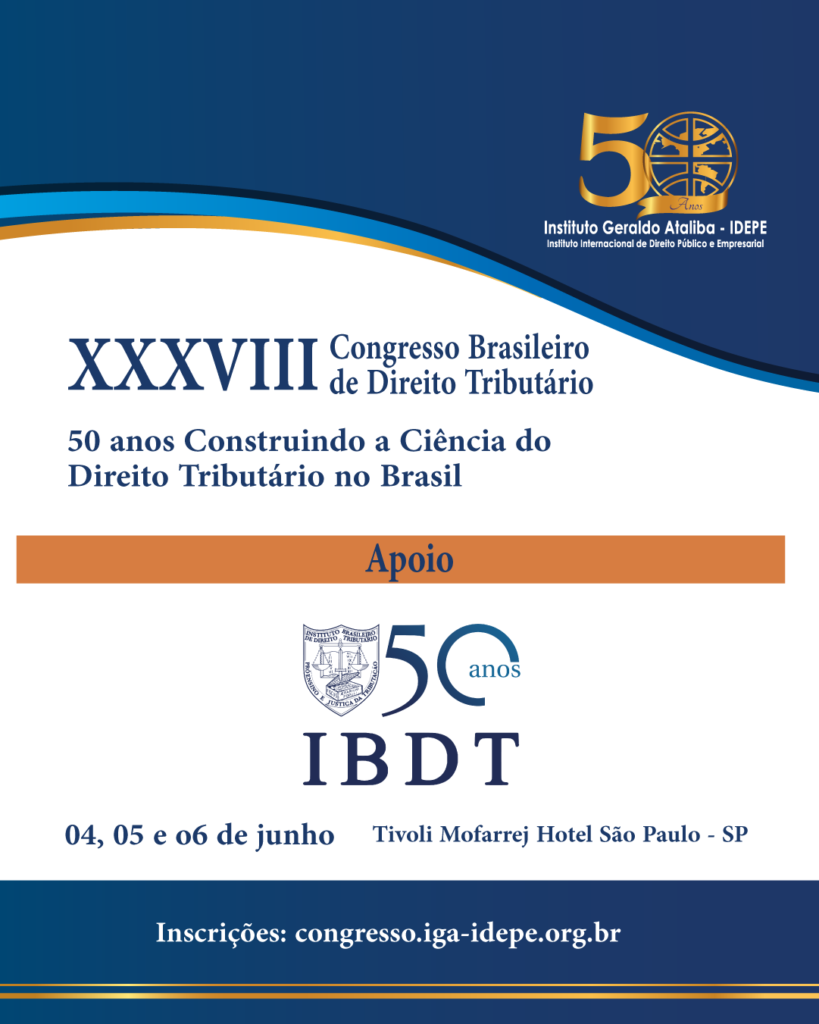 IBDT – Instituto Brasileiro de Direito Tributário